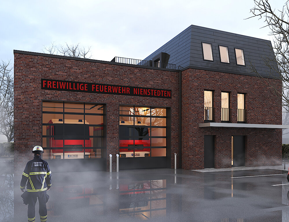 Feuer- und Rettungswache Nienstedten | Neubau | Sprinkenhof GmbH ...